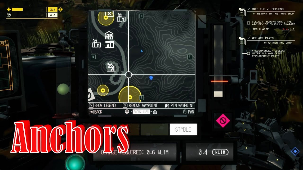 Pacific Drive Use the ARC device map to locate and drive to an anchor ...