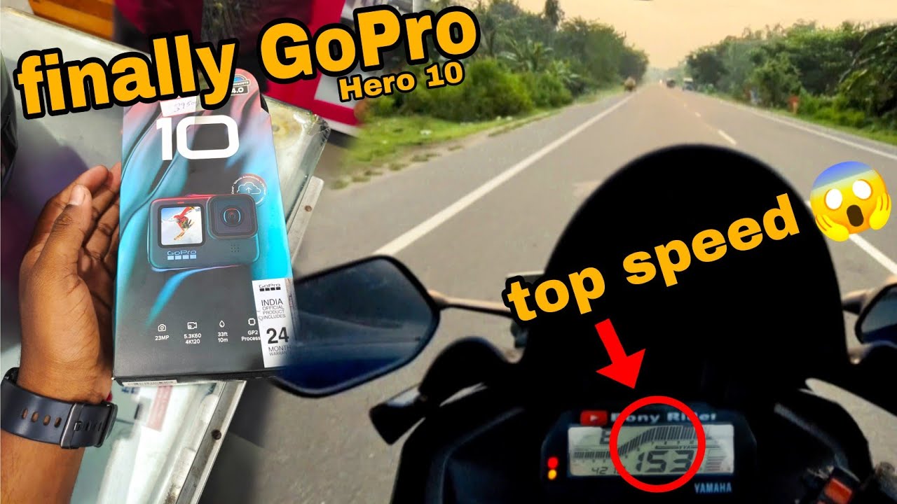 finally GoPro Hero 10 neye Nilam 😍 | Cute girl reaction 😍 | Bony Rider ...