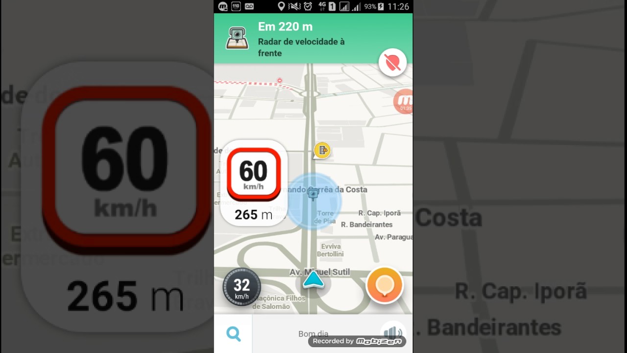 Interação Waze e Mapa Radar - YouTube