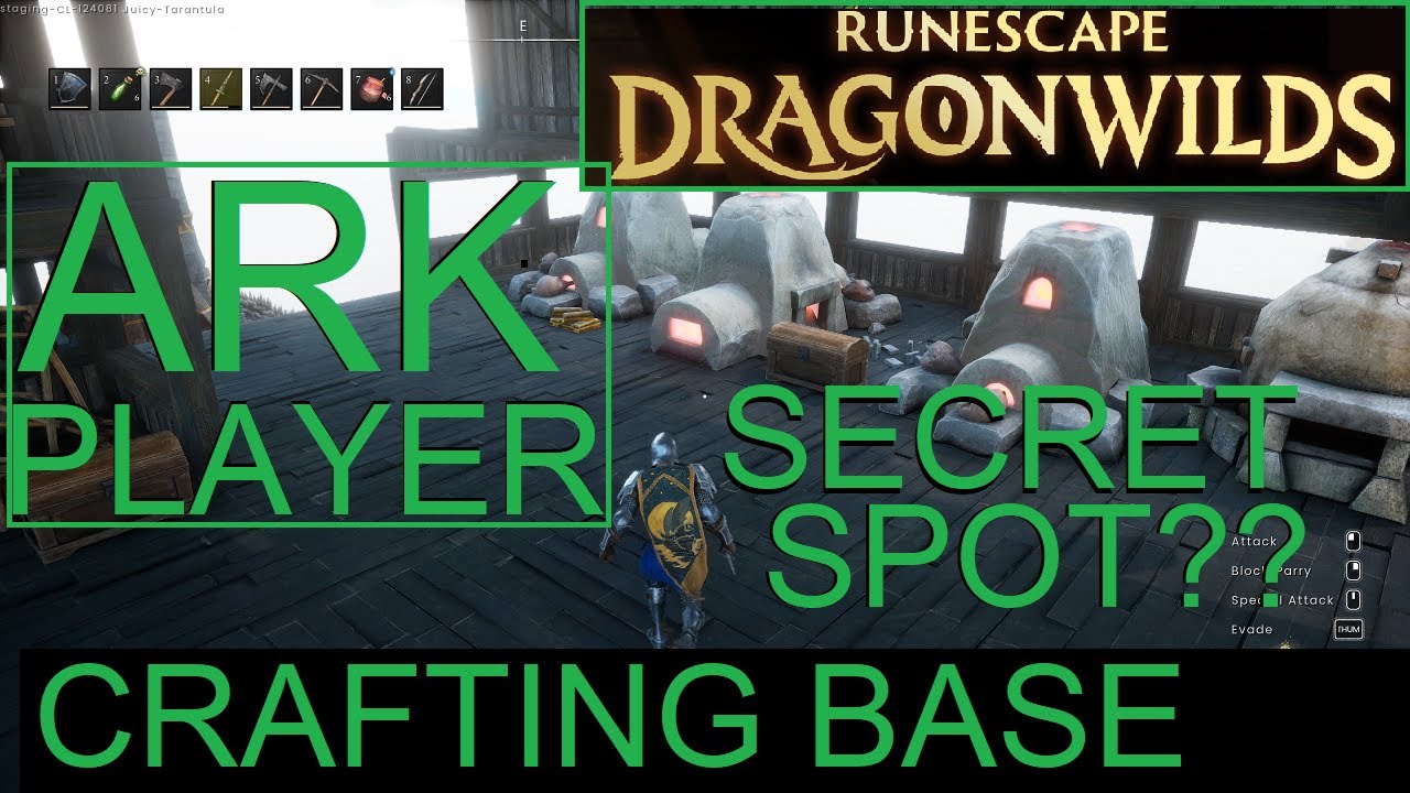 ARK Player Builds Crafting Base in Runescape Dragonwilds and Finds a ...