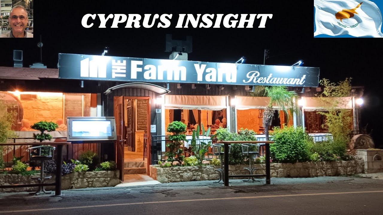 Farm Yard Restaurant Kathikes Cyprus - What to Choose?? - YouTube