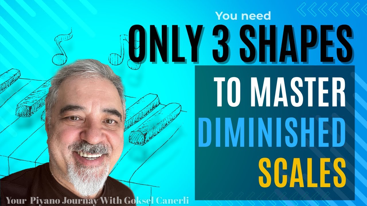 282 - The Easiest Way to Learn Diminished Scales on Piano🎷 🎹 🎺- Piano Journey With Goksel ...