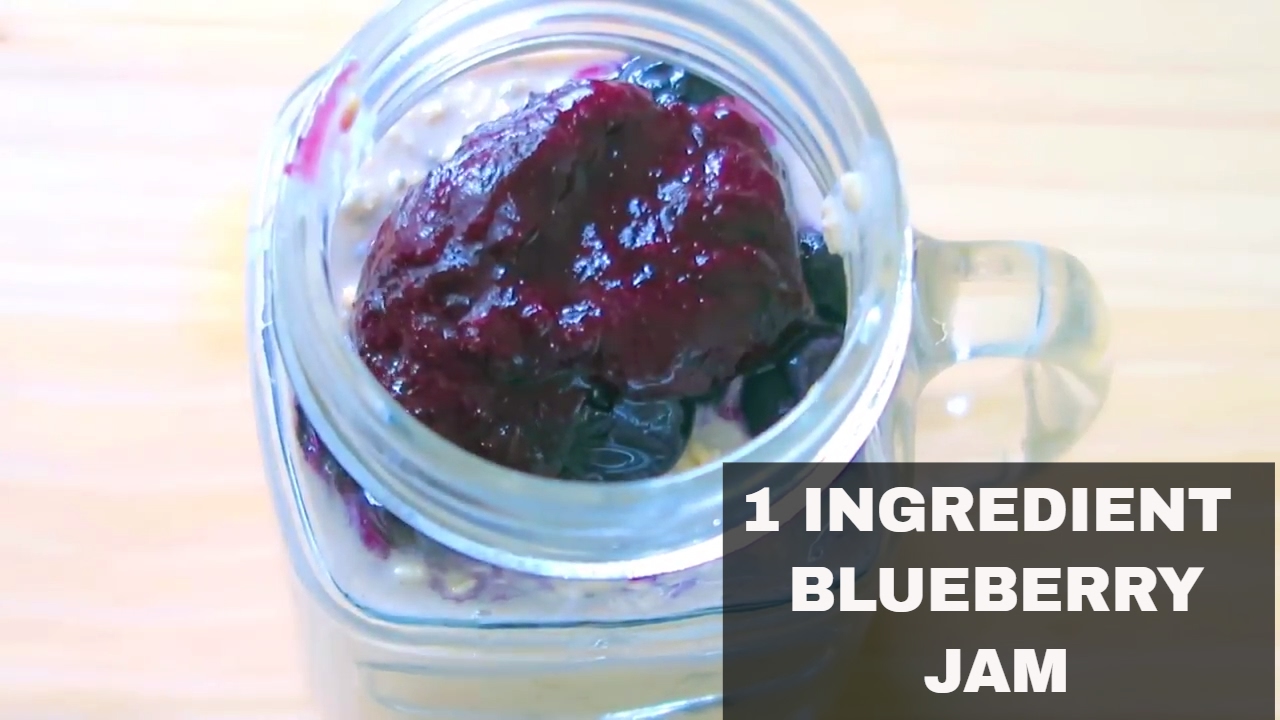 One Ingredient Blueberry Jam Recipe - YouTube