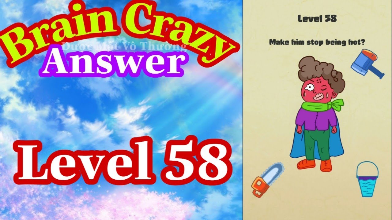 《Brain Crazy Level 58》IQ Challenge Puzzle - Answer Solution // Đáp Án ...