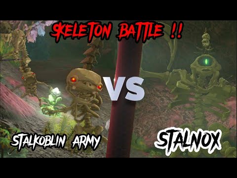 Stalnox VS Stalkoblin Army !! - (The Legend of Zelda: Tears of the ...