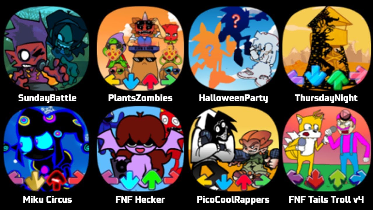 FNF Ahoy, FNF SpongeBob’s Classic Showdown, FNF Diary of a Funky, FNF ...
