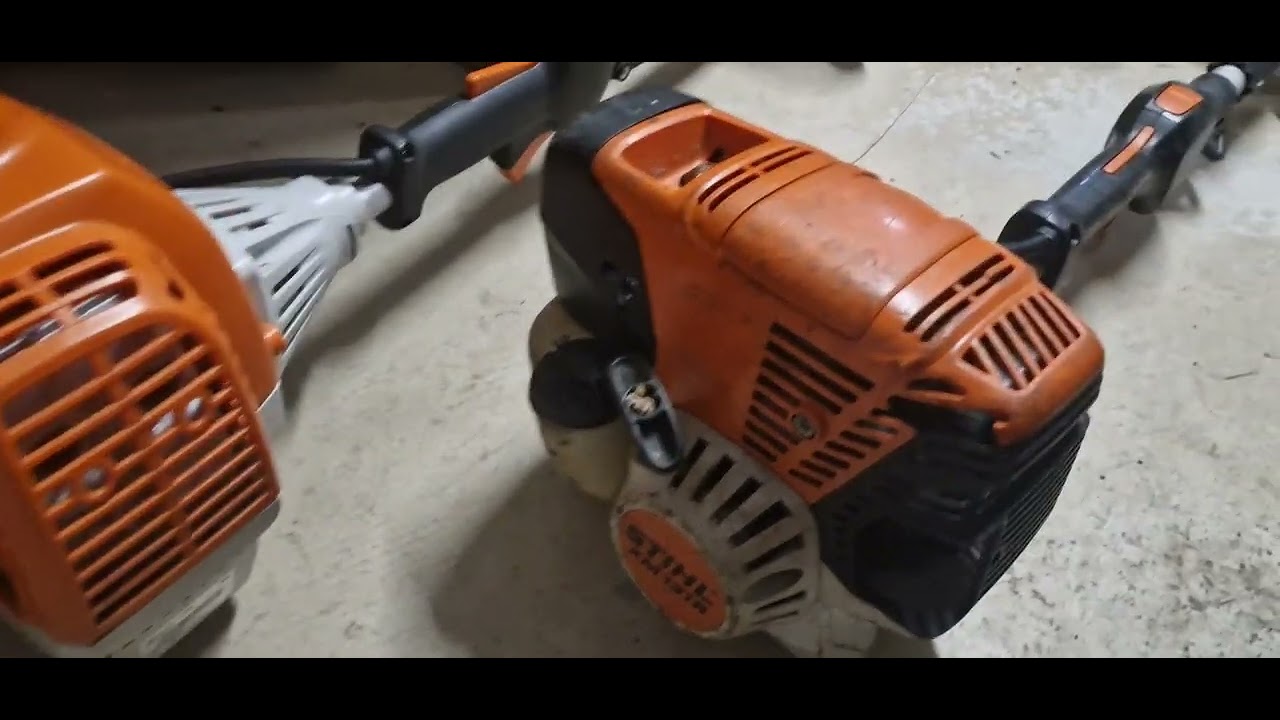 Stihl KM 235 R vs. Stihl KM 131 R . W&H Richter - YouTube
