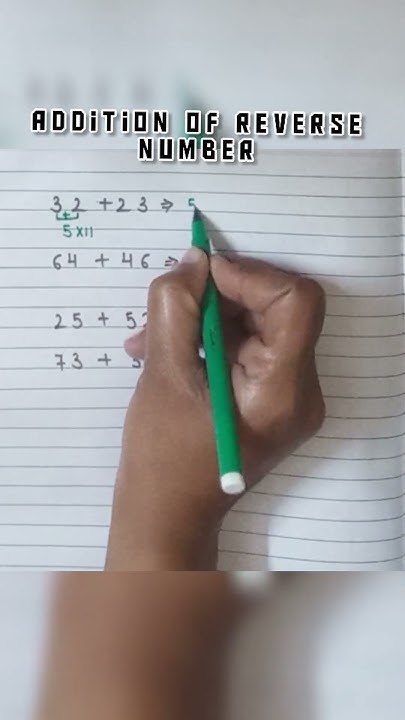 Addition best shortcut||Addition of reverse numbers||Math short trick#Shorts - YouTube