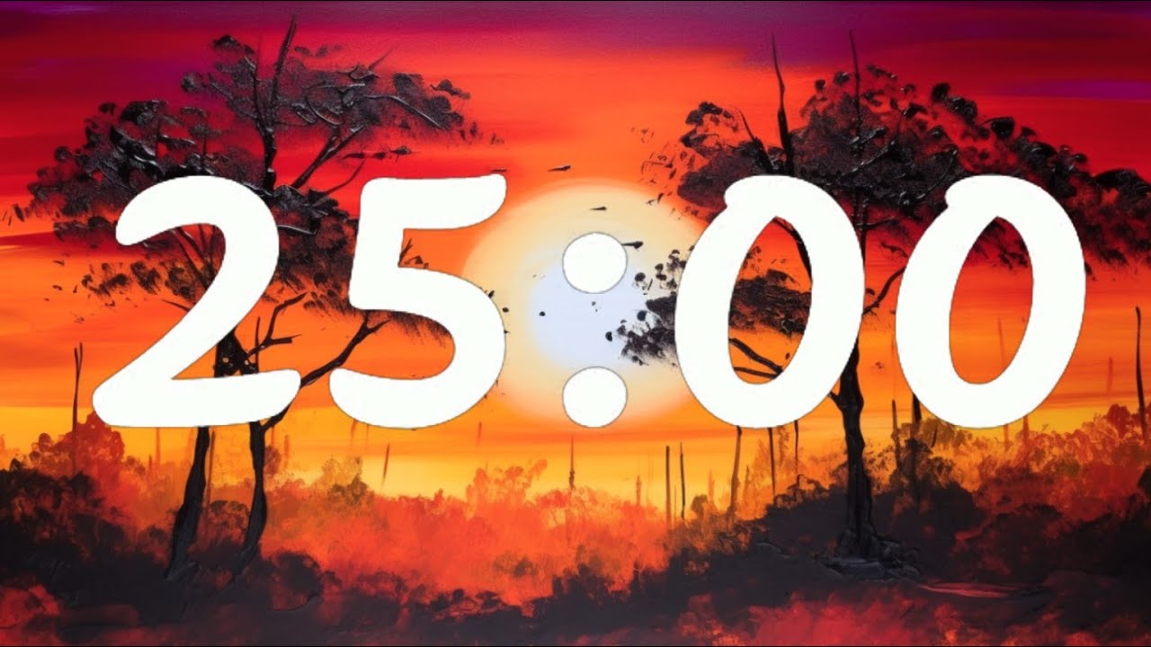 25 Minute Timer Sunrise - YouTube