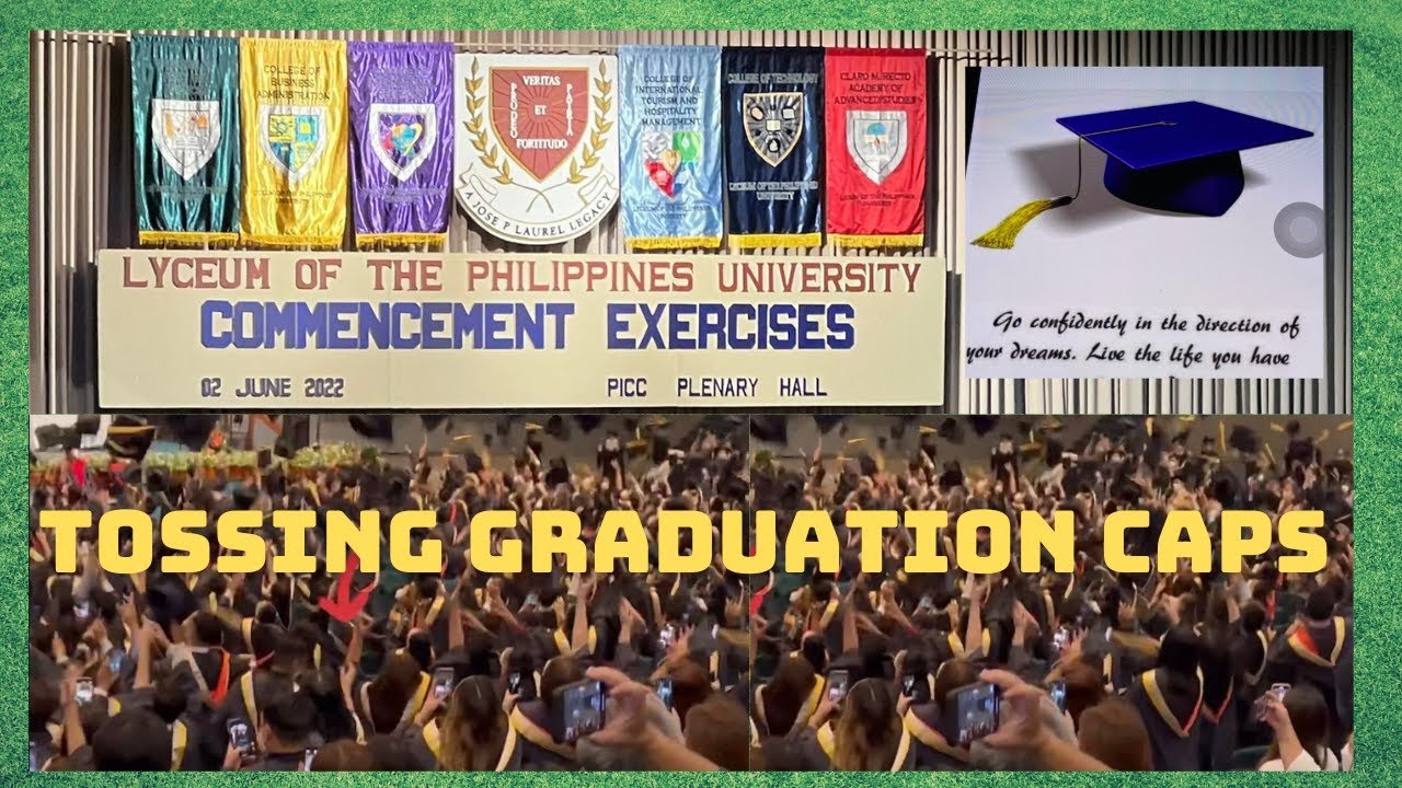LPU TOSSING OF GRADUATION CAPS - YouTube
