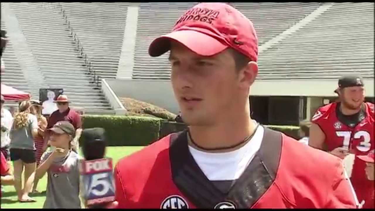 UGA's Faton Bauta & David Greene Preview Bulldogs QB Battle - YouTube