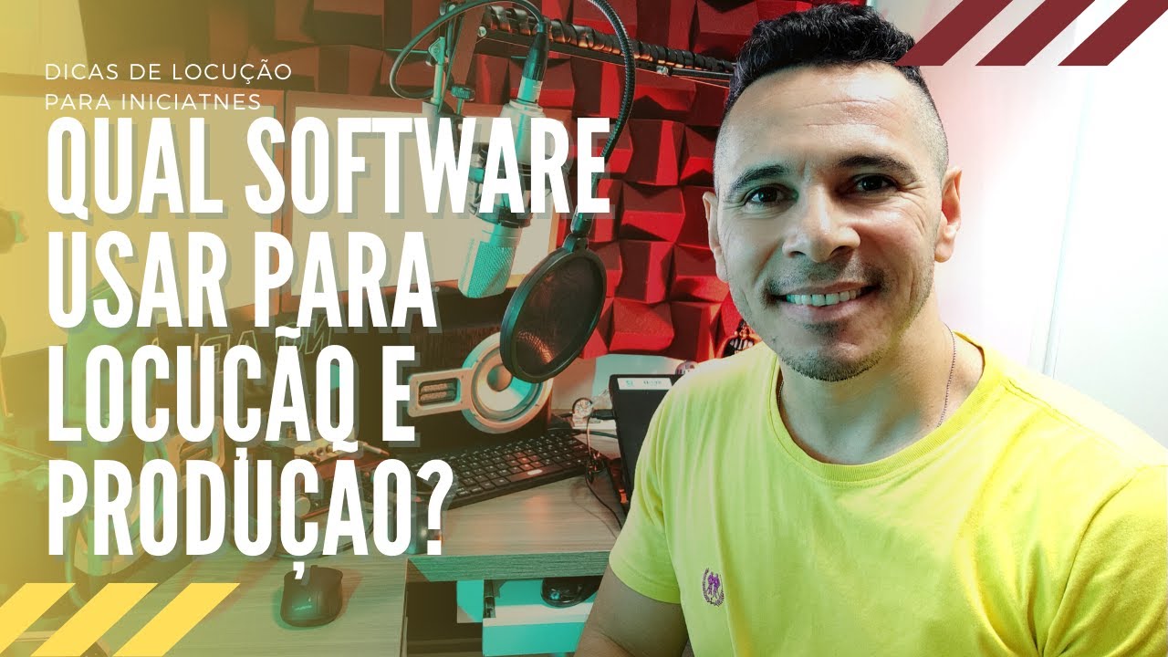 QUAL SOFTWARE USAR PARA LOCUÇÃO E PARA PRODUÇÃO? - YouTube