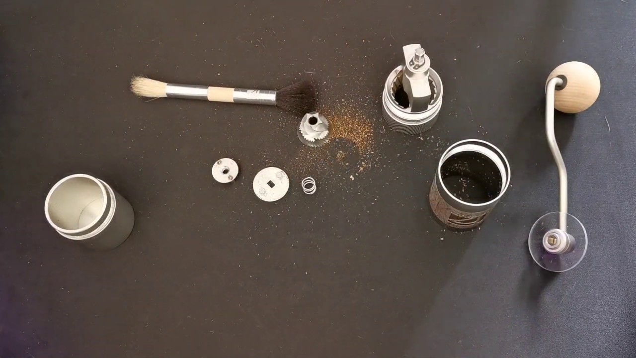 Hand Grinder 1Zpresso Q2 disassembly and cleaning - YouTube