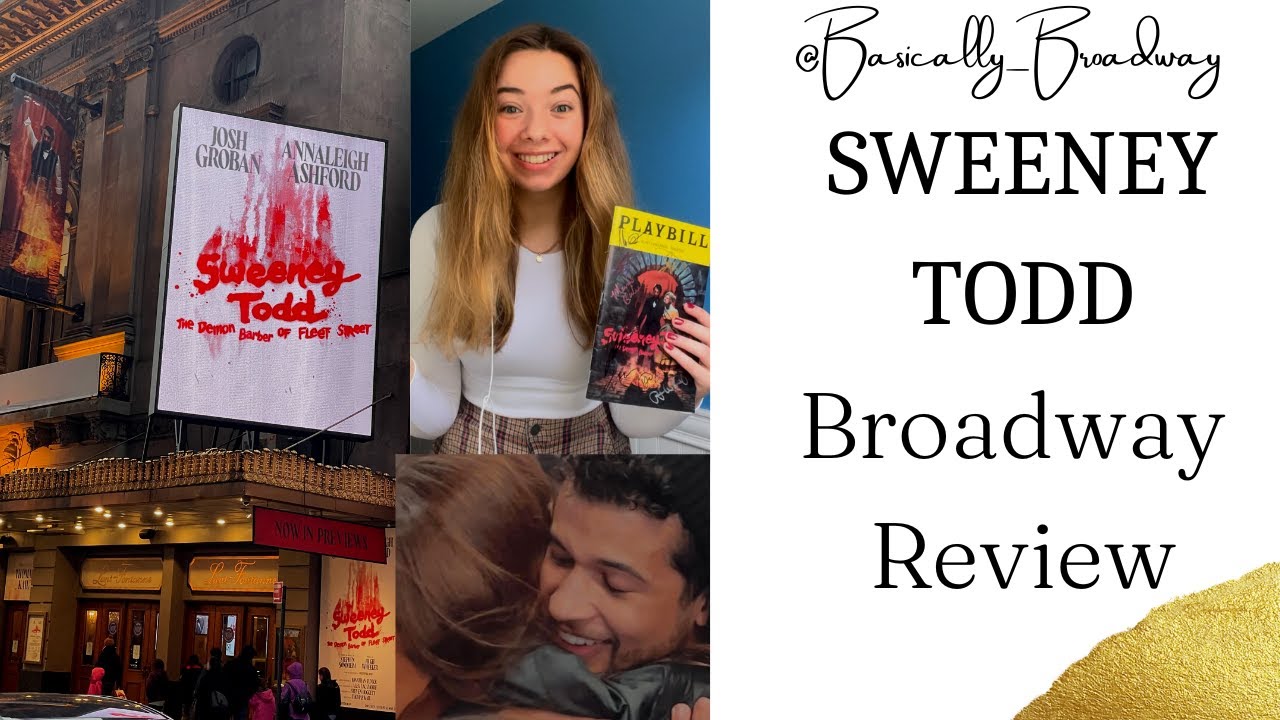 SWEENEY TODD with Josh Groban 2023 Broadway Revival Review ...