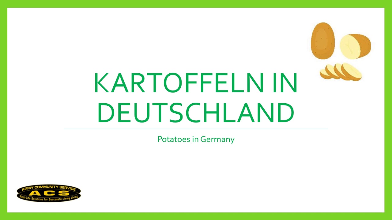 ACS Relocation Readiness Program - The potato - YouTube