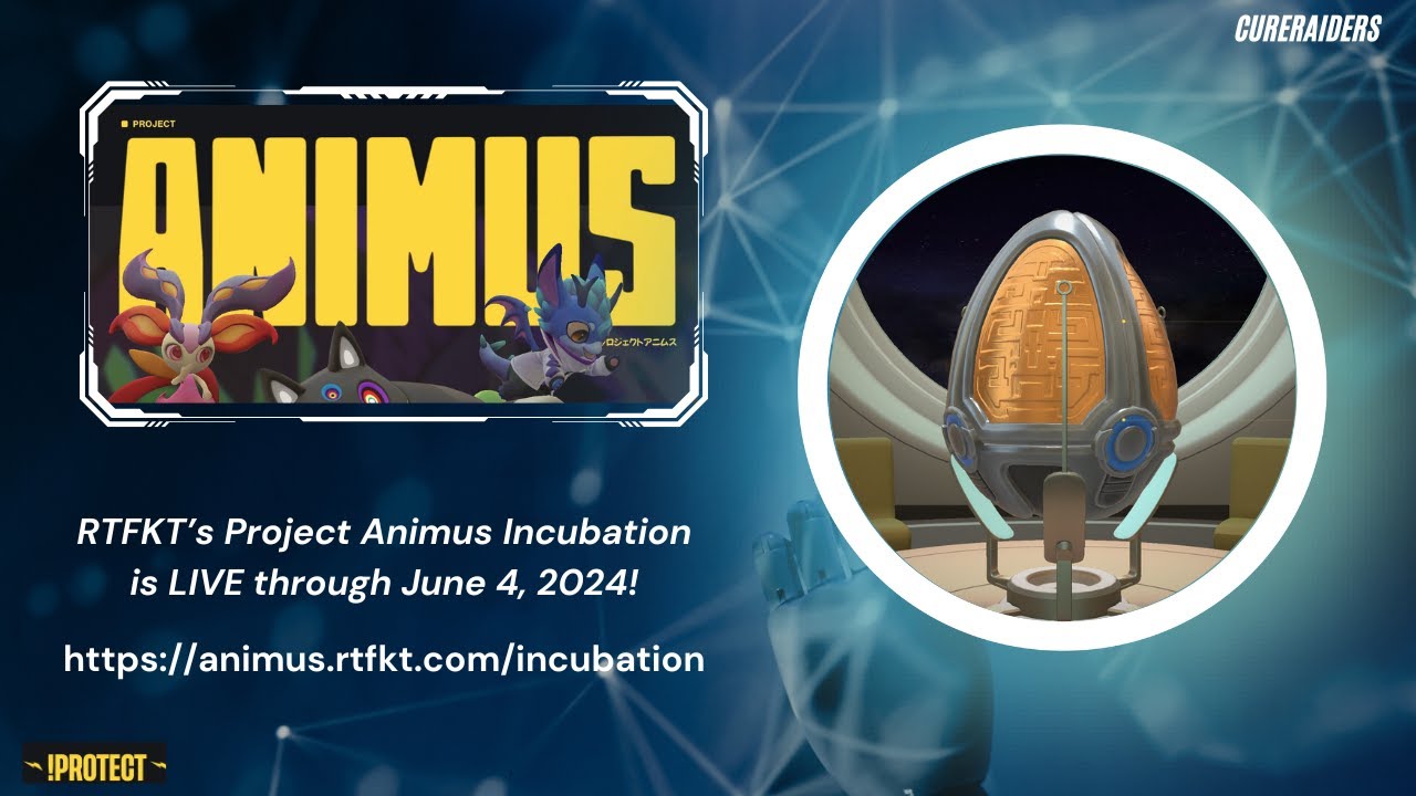 RTFKT Project Animus Egg Incubation - YouTube