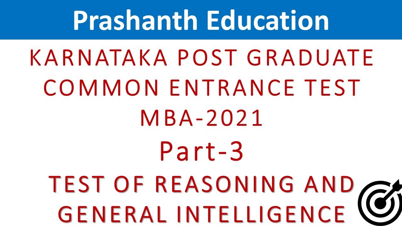 Karnataka PGCET 2025 PGCET MBA 2021 question paper solution with ...