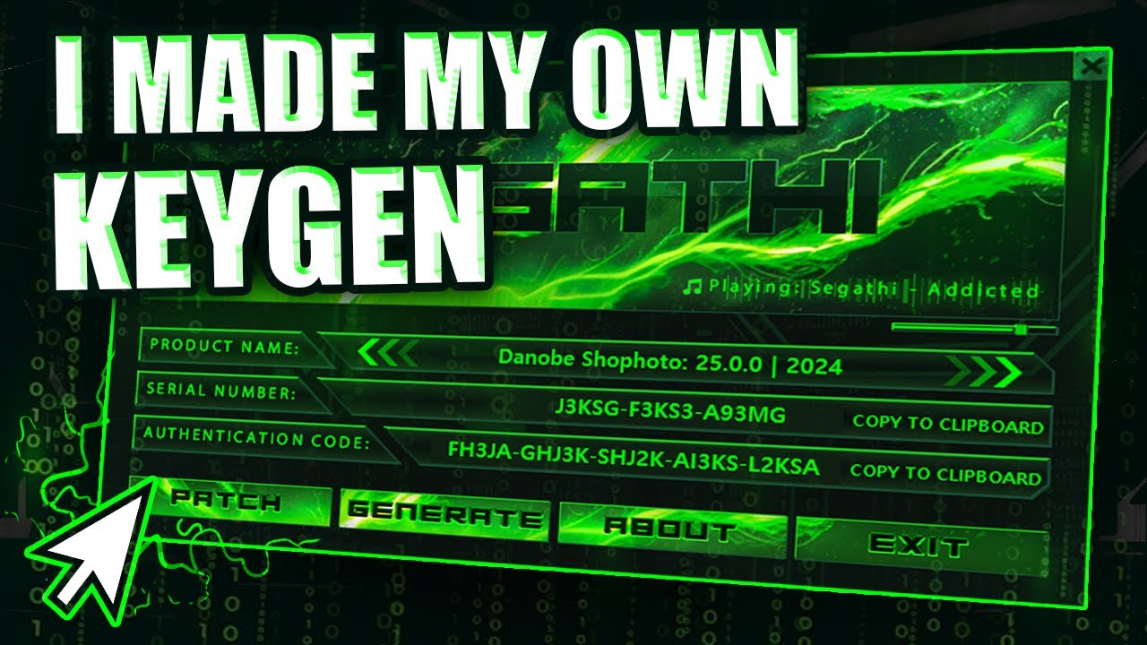 I made my own keygen - YouTube