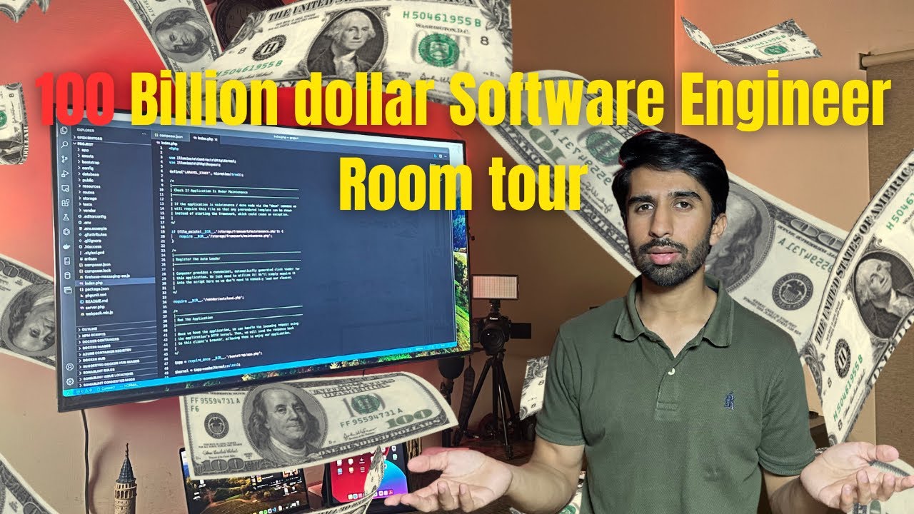 Ultimate Room Tour of A Software Engineer | Studio Tour - YouTube