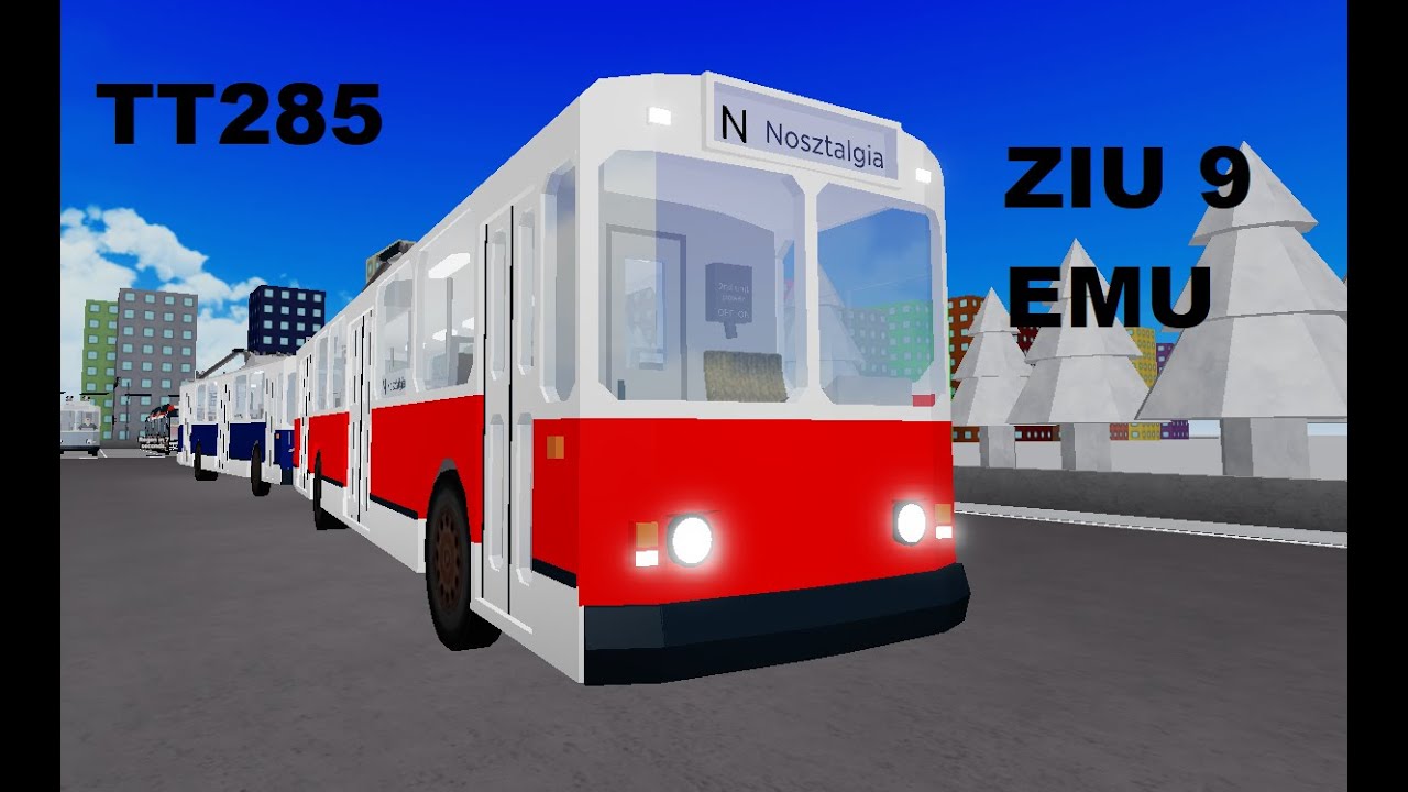 Roblox Nid's buses and trams Nosztalgia ZIU 9 EMU - YouTube