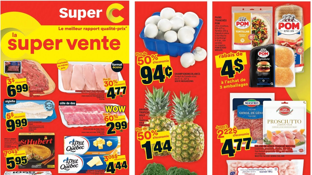 Circulaire Super C Québec 🇨🇦 | 30 Mars - 05 Avril - YouTube