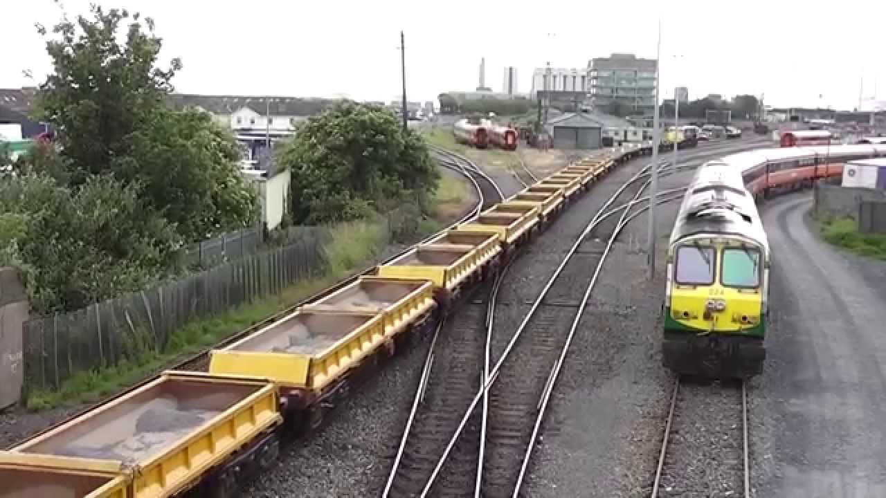 Irish Freight & PWD Trains (Class 071 & Class 201) part 6 - YouTube