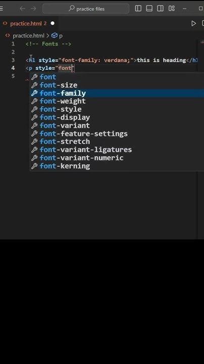 Fonts | #html #coding #code #webdesign #html5 #htmlcode #webdevelopment - YouTube