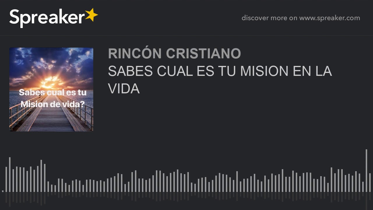 SABES CUAL ES TU MISION EN LA VIDA - YouTube
