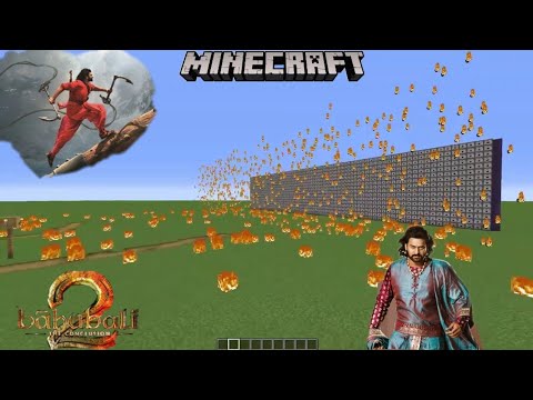 REMAKE BAHUBALI IQ FIGHT SCENE IN MINECRAFT - YouTube