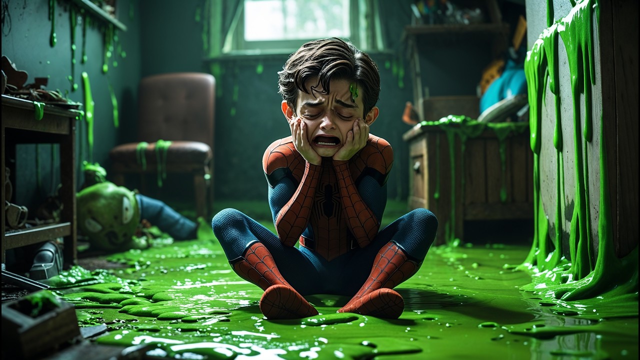 SPIDER-MAN’S SON STARTED COUGHING… THEN SPEWED GREEN SLIME! 🤢💥 - YouTube