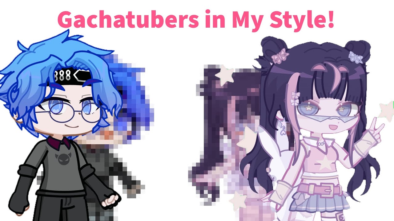 🌸 Gachatubers in My Style pt.4 @darkfabb and @pasteledclouds - YouTube