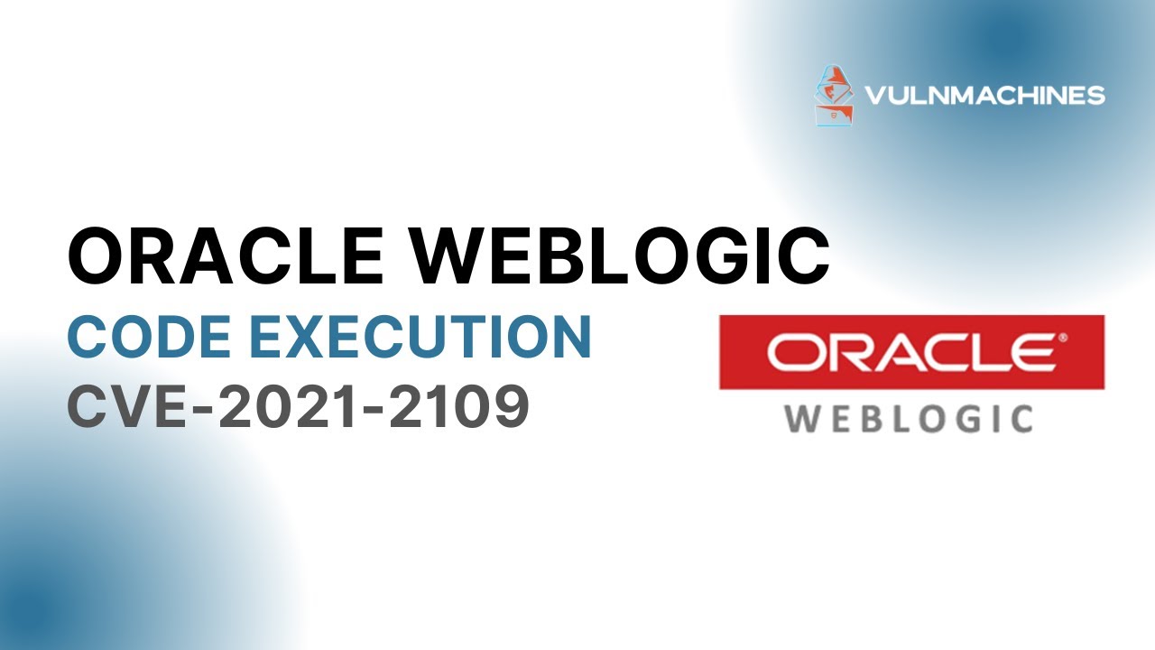 oracle weblogic #rce | CVE-2021-2109 - YouTube