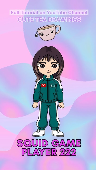 How To Draw Player 222 from Squid Game #player222 #squidgame #squidgamenetflix #howtodraw - YouTube