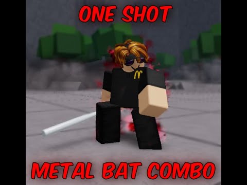 ONE SHOT Metal Bat COMBO | The Strongest Battlegrounds - YouTube