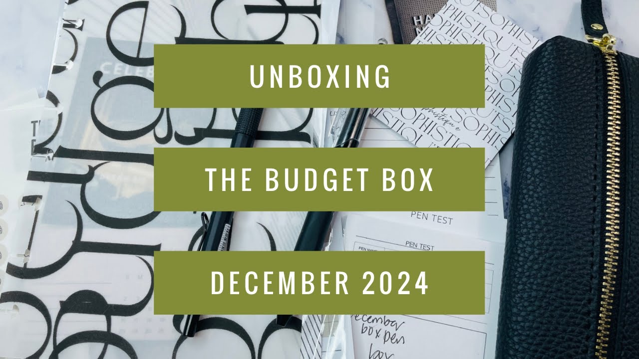 Unboxing | Nora's Cover | The Budget Box | December 2024 - YouTube