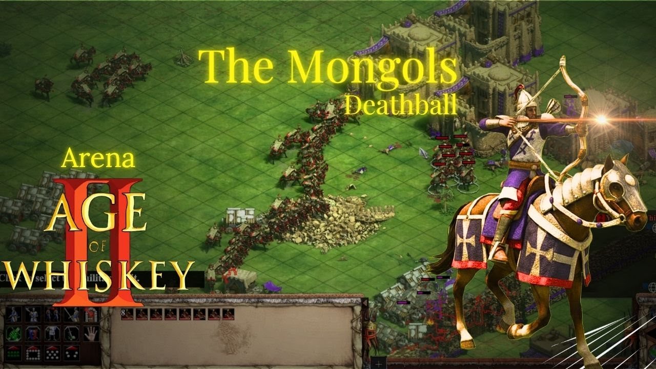 AOE2 ARENA | Mongols - Just Drill Everyone - Its Epic | 4v4 ft ...