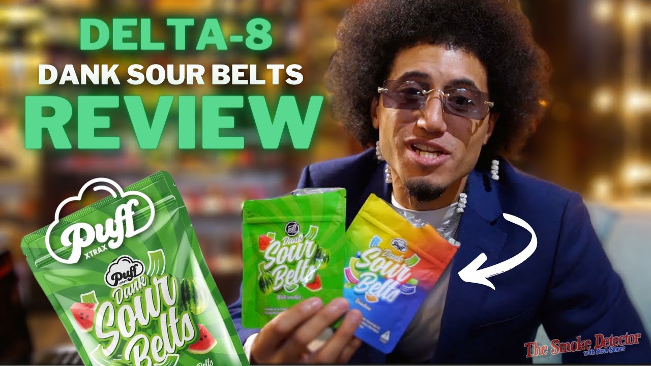 Puff Xtrax Delta 8 Dank Sour Belts Review - YouTube