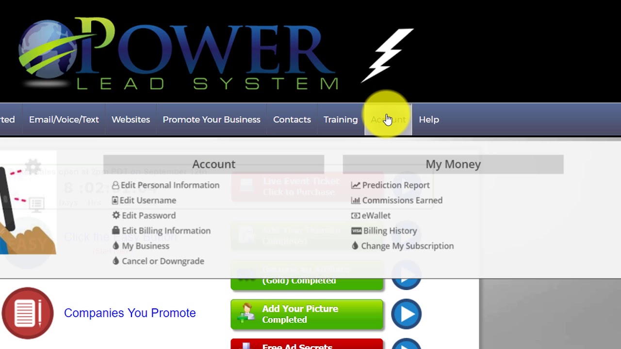 Power Lead System Video Guide #2/6 - Personal Information - YouTube