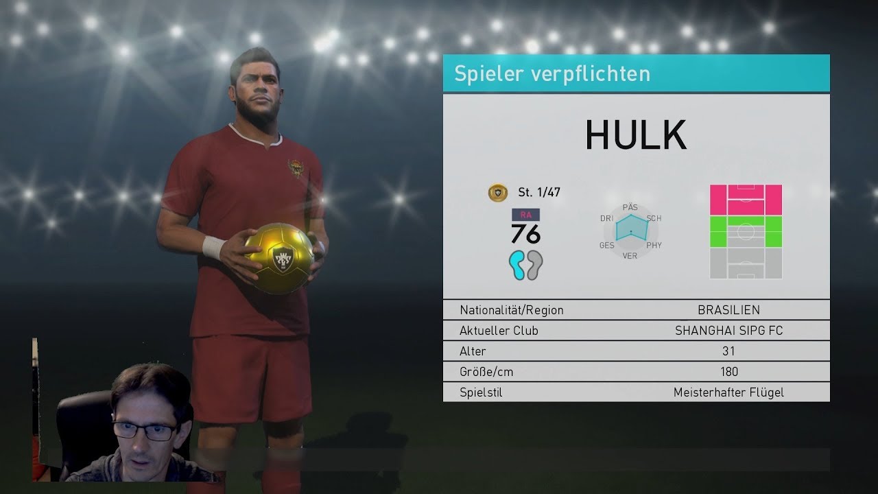 Hulk mit free Scouts in PES 2018 geholt - YouTube