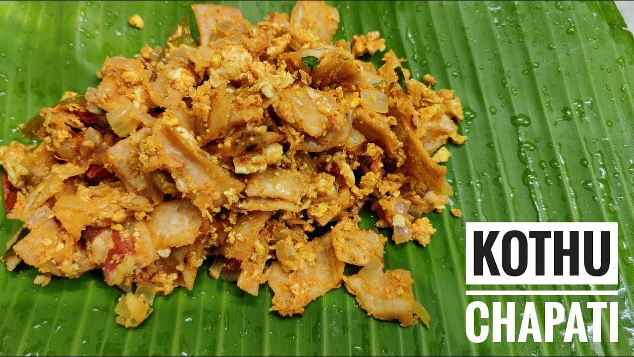 KOTHU CHAPATI | EGG KOTHU CHAPATI | MUTTAI KOTHU - YouTube