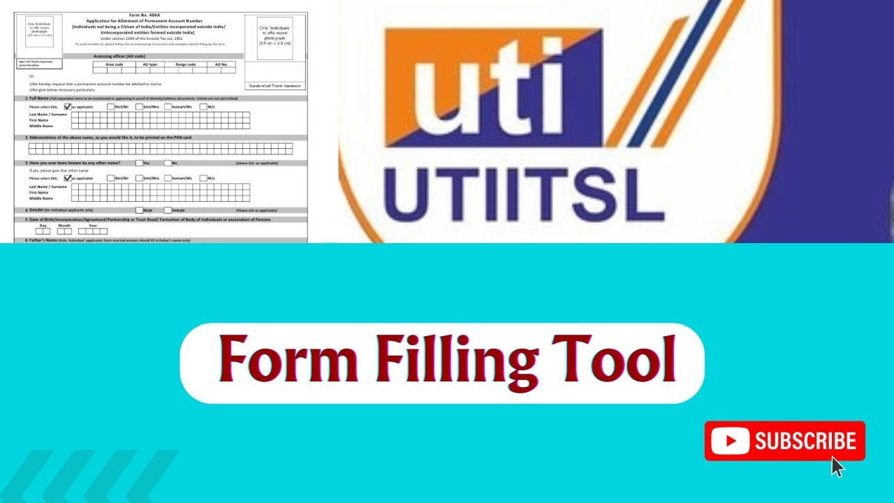 Pan Form Filling Tool Tutorial Video for Your work made easy.. - YouTube