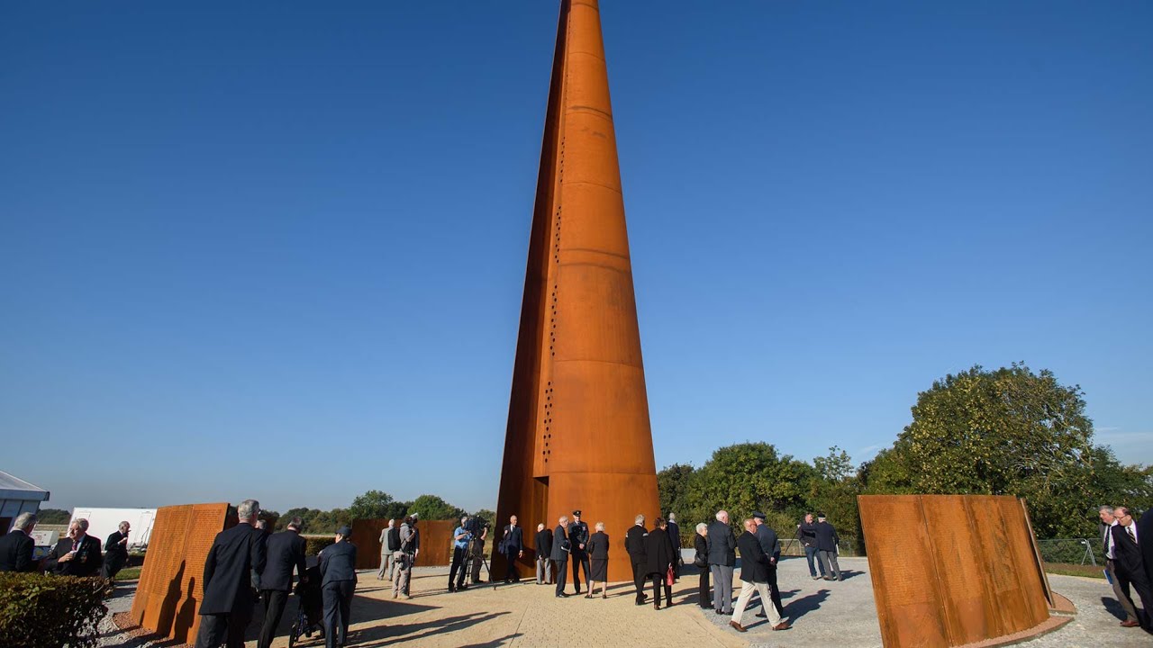 International Bomber Command Centre memorial unveiling - YouTube