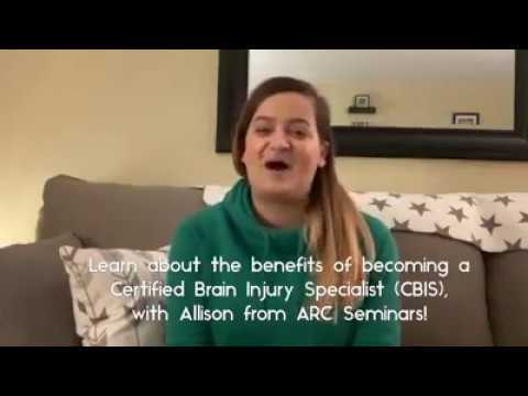 Allison explains the benefits of Certified Brain Injury Specialisation ...