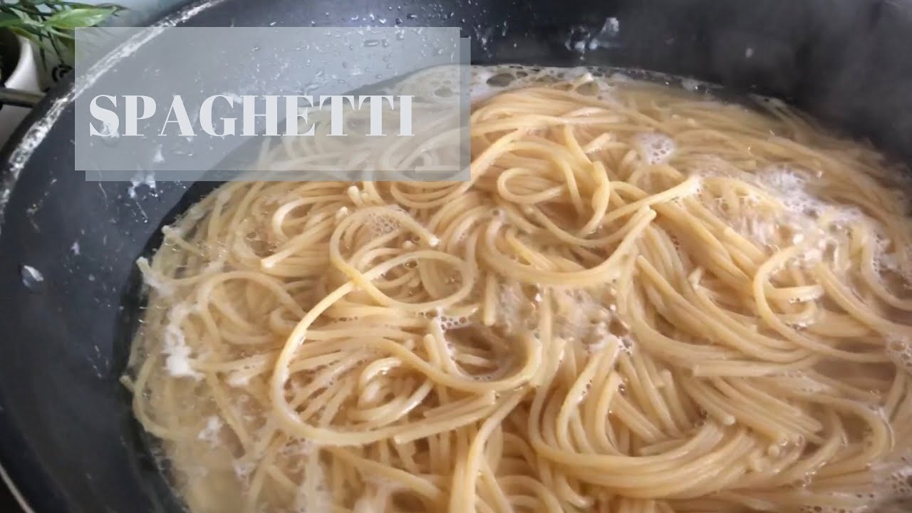 HOW TO BOIL SPAGHETTI how to get perfect spaghetti - YouTube