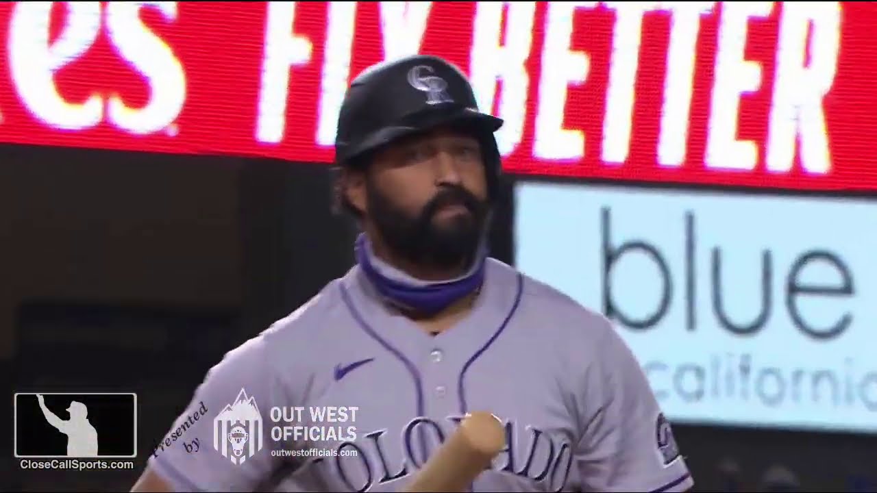 Ejection 49 - Umpire Gabe Morales Ejects Pinch Hitter Matt Kemp ...