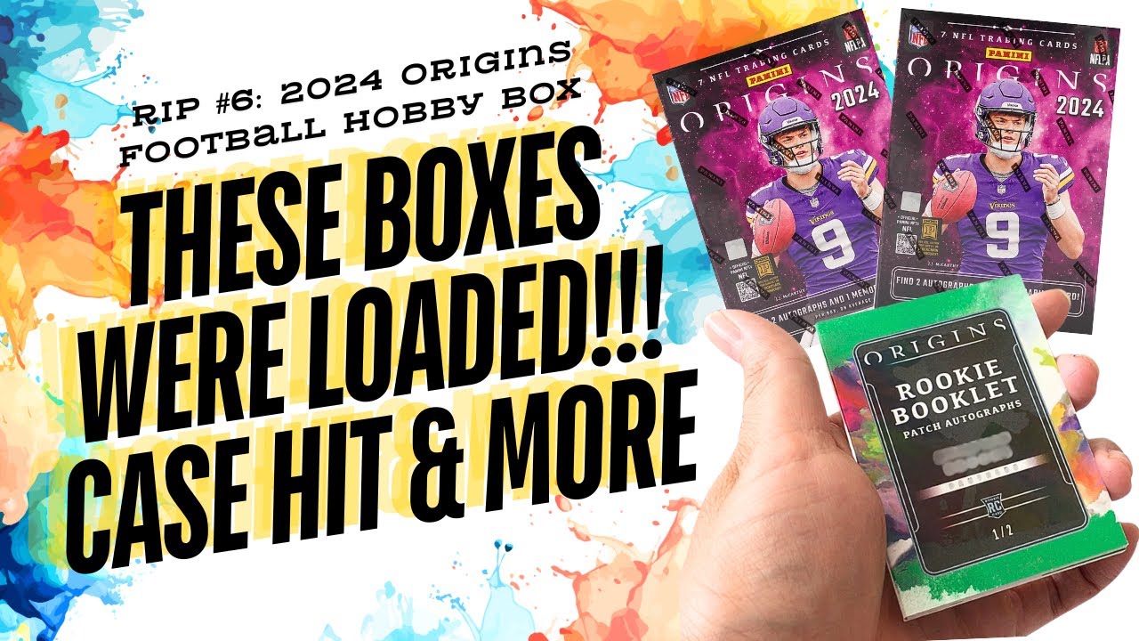 Rip #6: Origins Football Hobby Box - CASE HIT & BIG PATCH! - YouTube