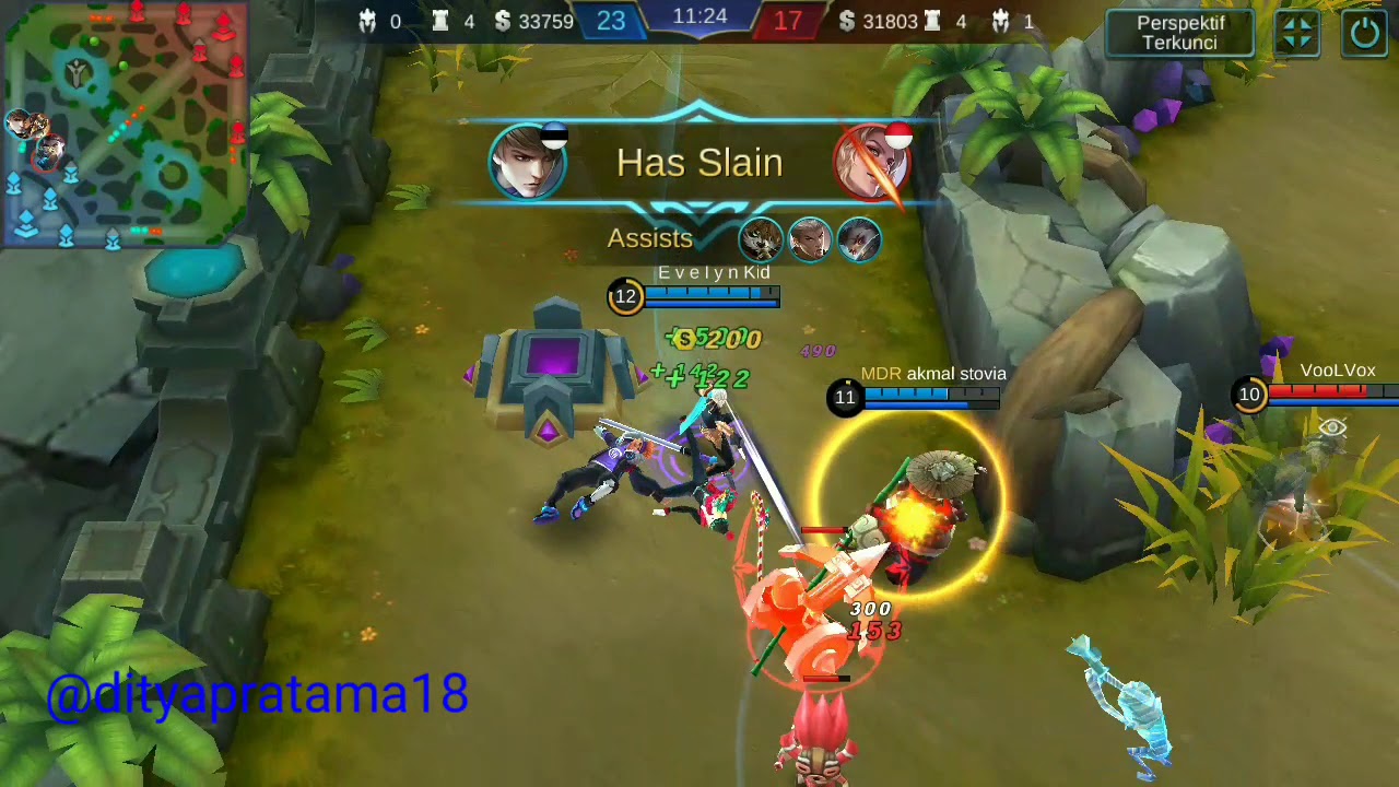 Gusion E v e l y n Kid - YouTube