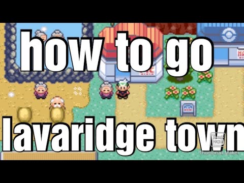 Pokemon emerald: how to go lavaridge town. how to go 4 gym town. next ...