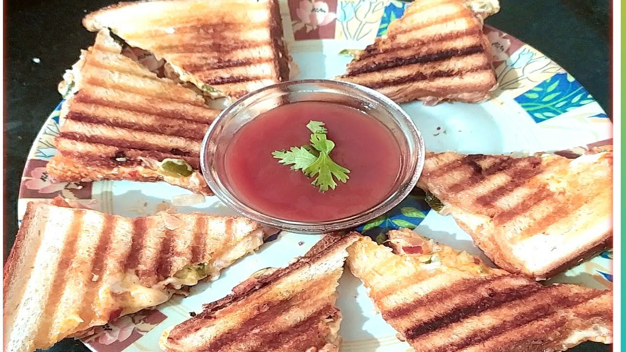 VEG CHESS 🥪 SANDWICH 🥪 Cheesy Veg Sandwich - YouTube