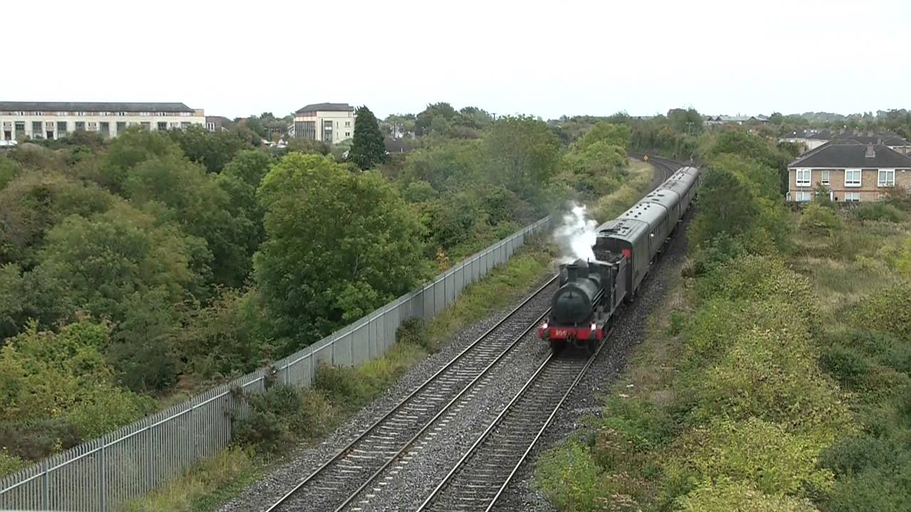 RPSI Loco 186 Between Coolmine & Clonsilla Going to M3 Parkway - YouTube